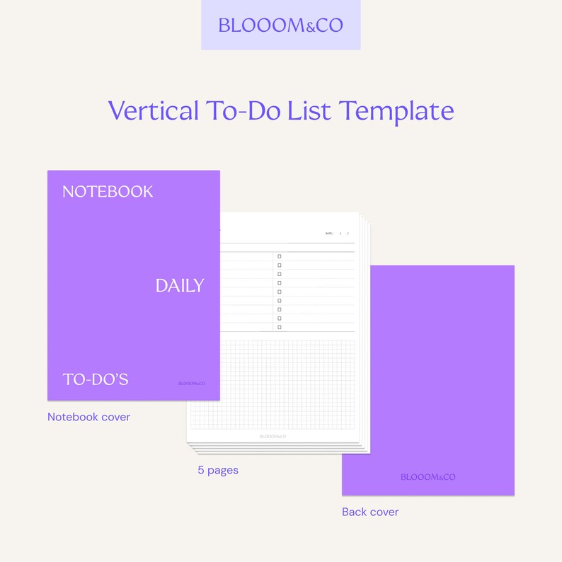 Daily To-do List Template for Remarkable 2 · Vertical & Horizontal ...