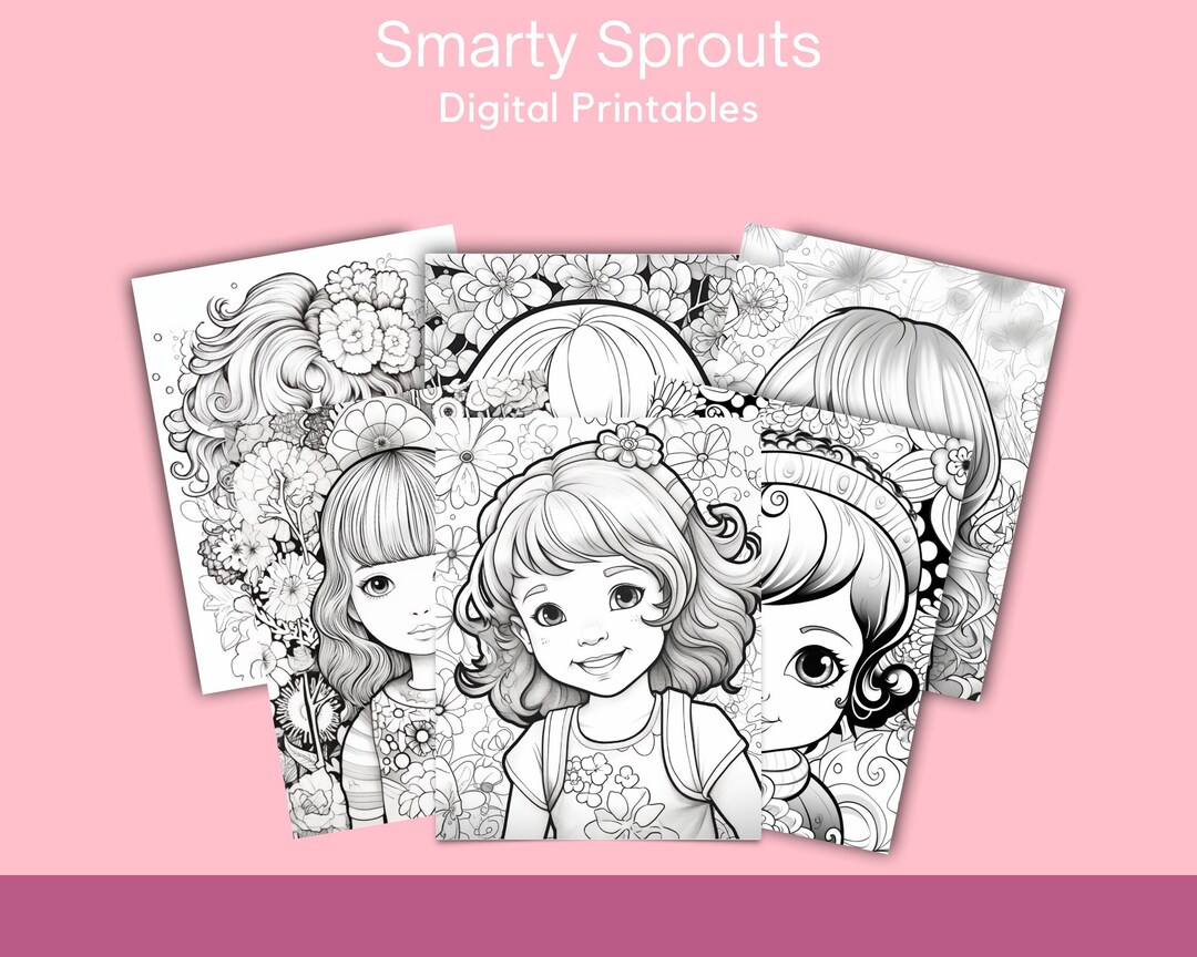 130 Kids Coloring Pages, Kids Activity Pages, Homeschool Digital Prints ...