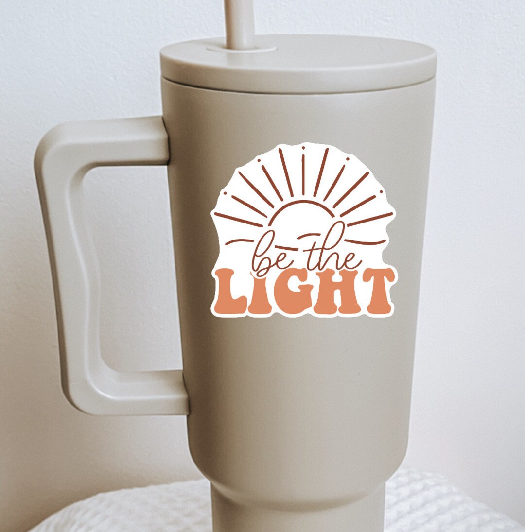 Device Sticker Be the Light Decal Blessed Christian Forgiven Bible God ...