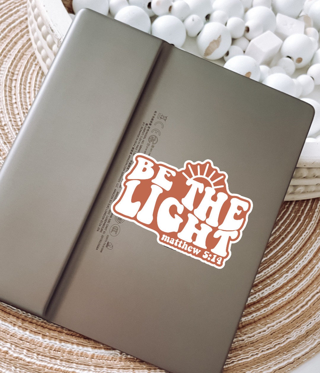 Device Sticker Be the Light Decal Blessed Christian Forgiven Bible Love ...