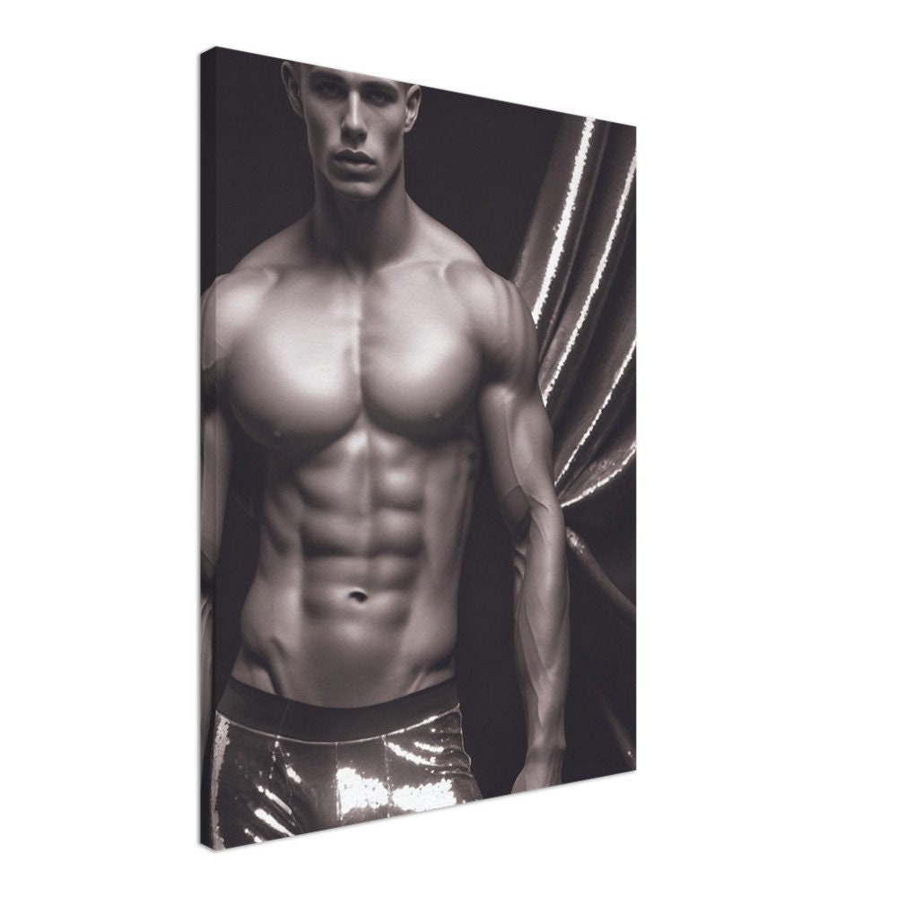 Fallen Angel Gay Model and Circus Performer Jensen Agard, Gay Wall Art ...