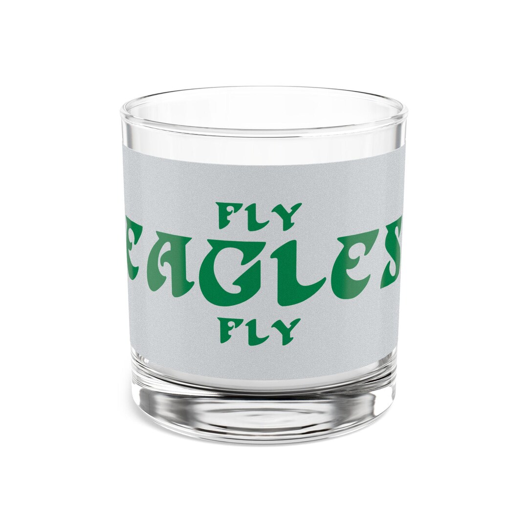 Philadelphia Eagles Fly Eagles Fly Rocks Glass, 10oz - Etsy
