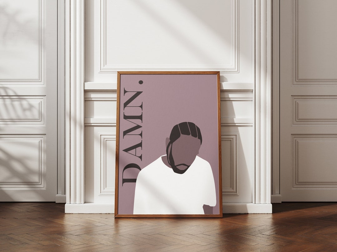 Kendrick Lamar "damn." Poster–stylish Wall Art for Hip-hop Fans and ...