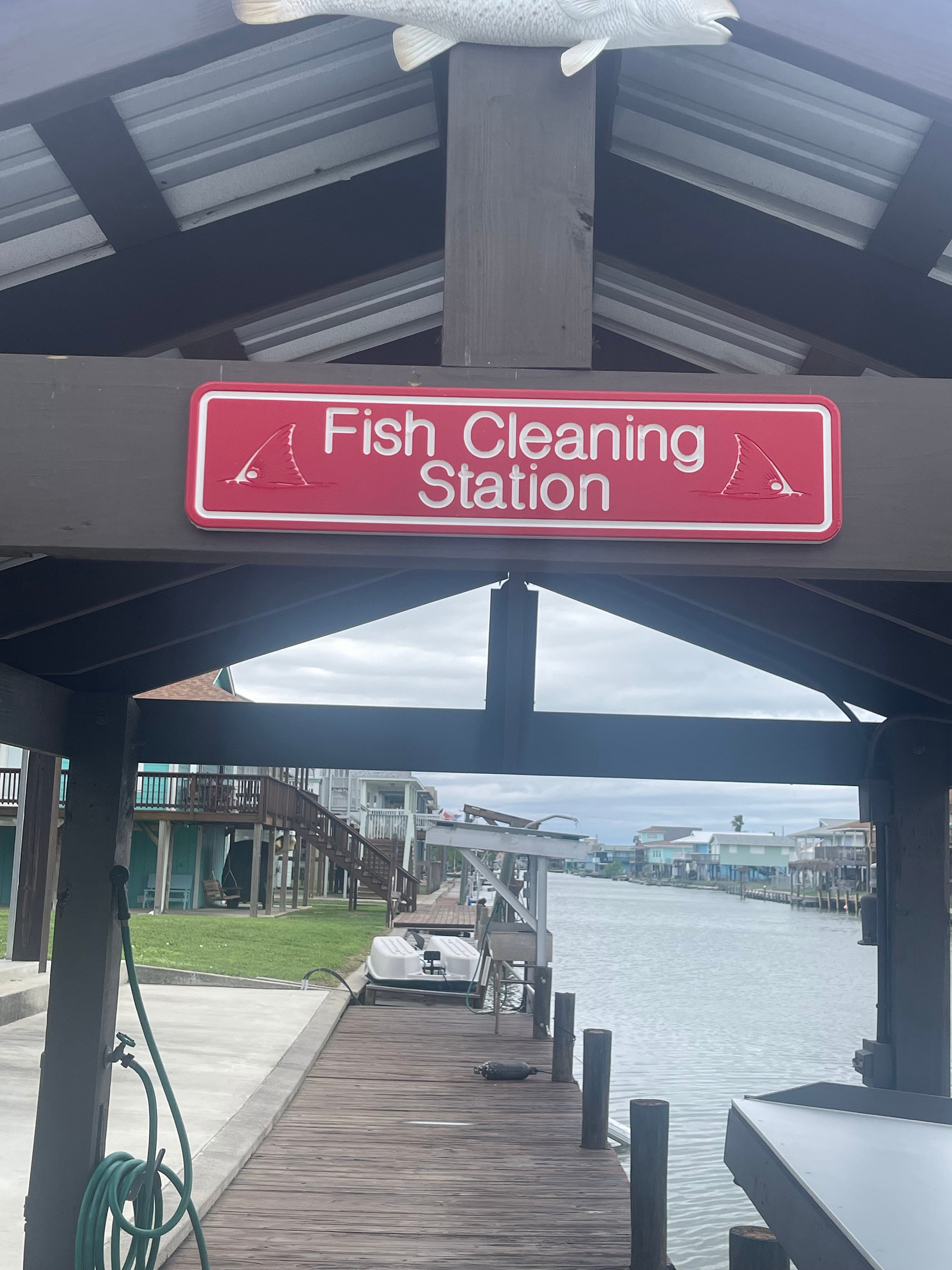 Outdoor Fish Cleaning Sign - Etsy