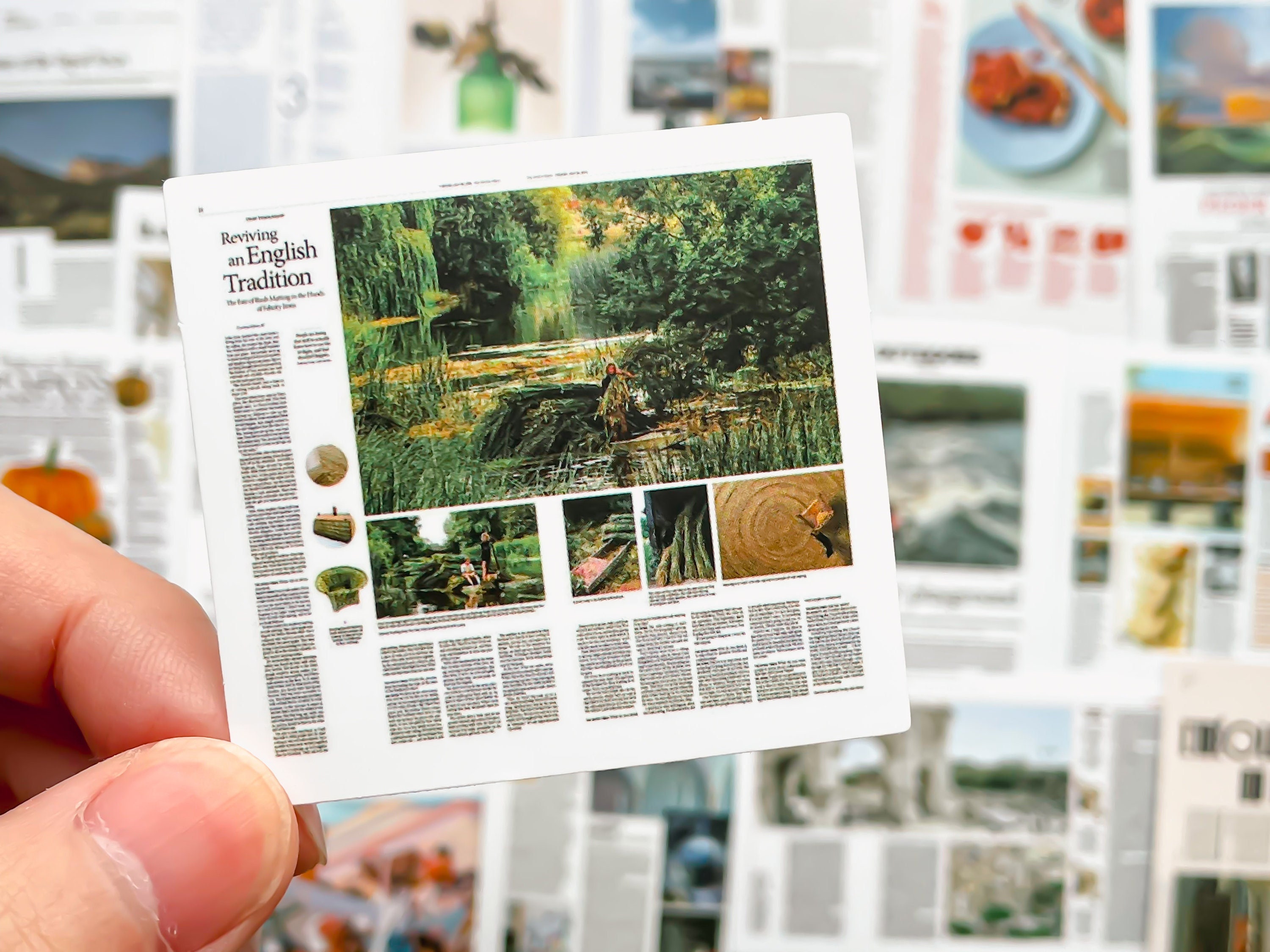 10 Retro Revival Vintage Magazines Sticker Set - Etsy