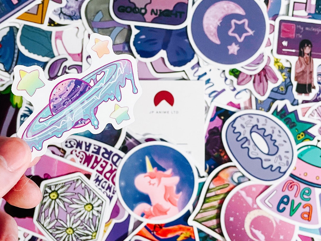 10 Purple Sticker - Etsy