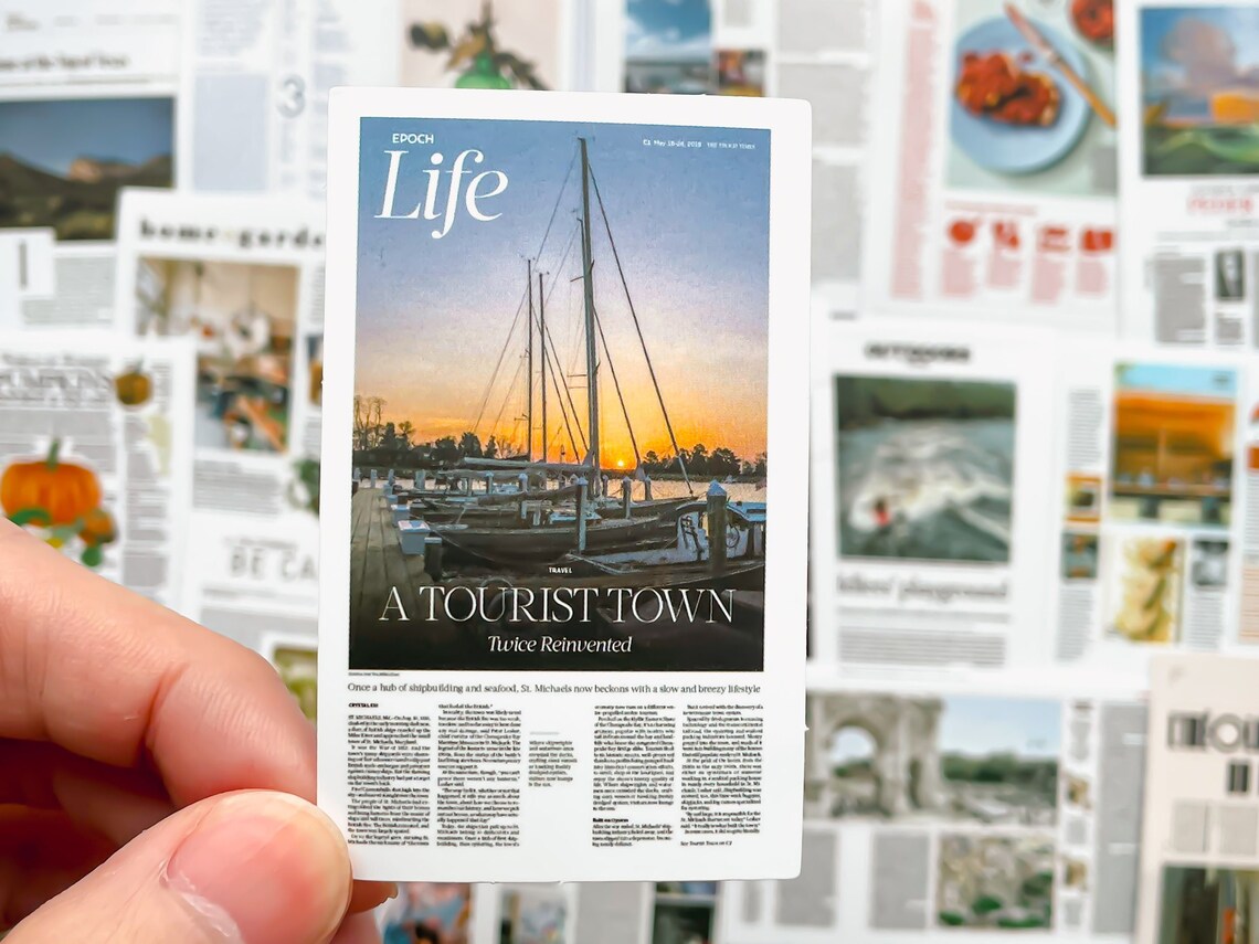 10 Retro Revival Vintage Magazines Sticker Set - Etsy