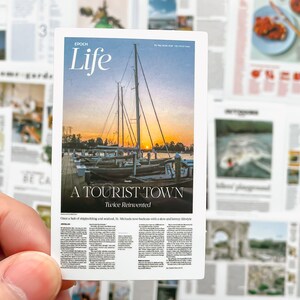 10 Retro Revival Vintage Magazines Sticker Set - Etsy