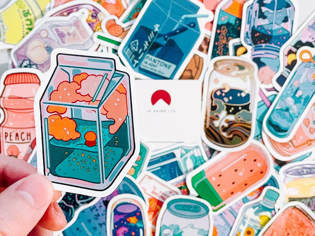 10 Random Drink Bottle Milk Box Sticker Bomb Pack - Etsy