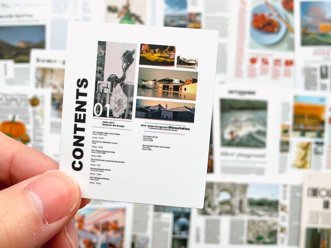 10 Retro Revival Vintage Magazines Sticker Set - Etsy