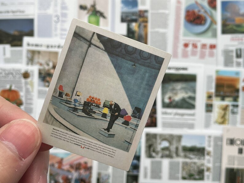 10 Retro Revival Vintage Magazines Sticker Set - Etsy