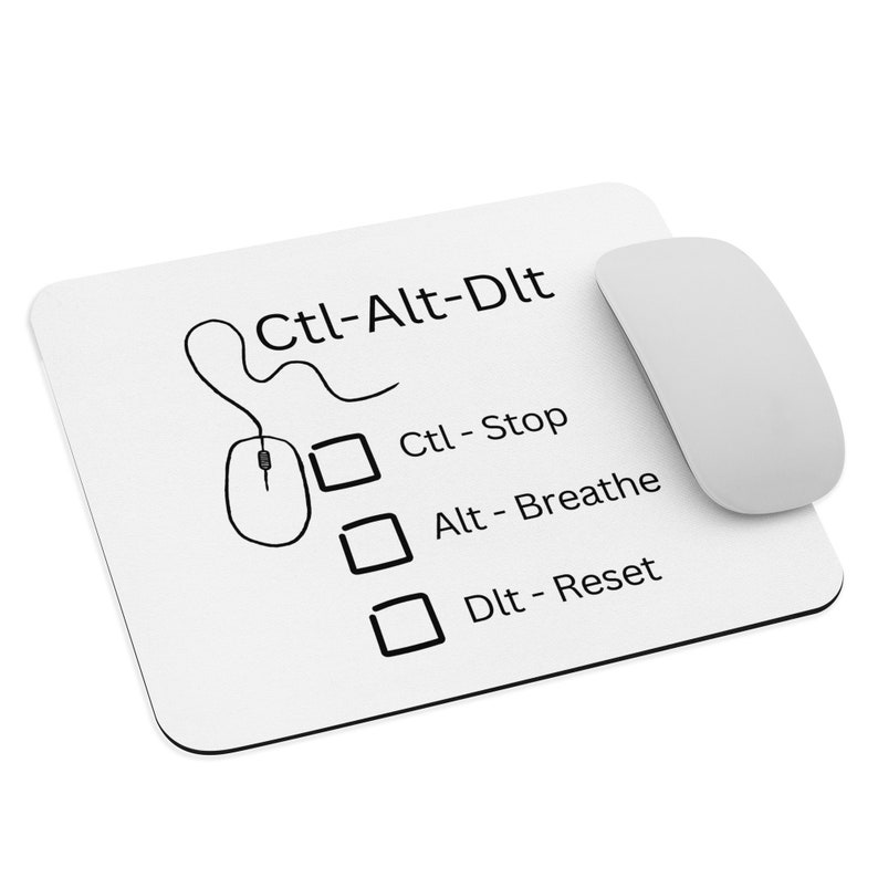 Stress Relief Funny Mouse Pad Office Gift Adulting Funny Mouse Pad Gift ...