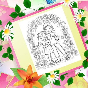 50 Mother's Day Coloring Pages for Kids, Happy Mother's Day, Cute ...
