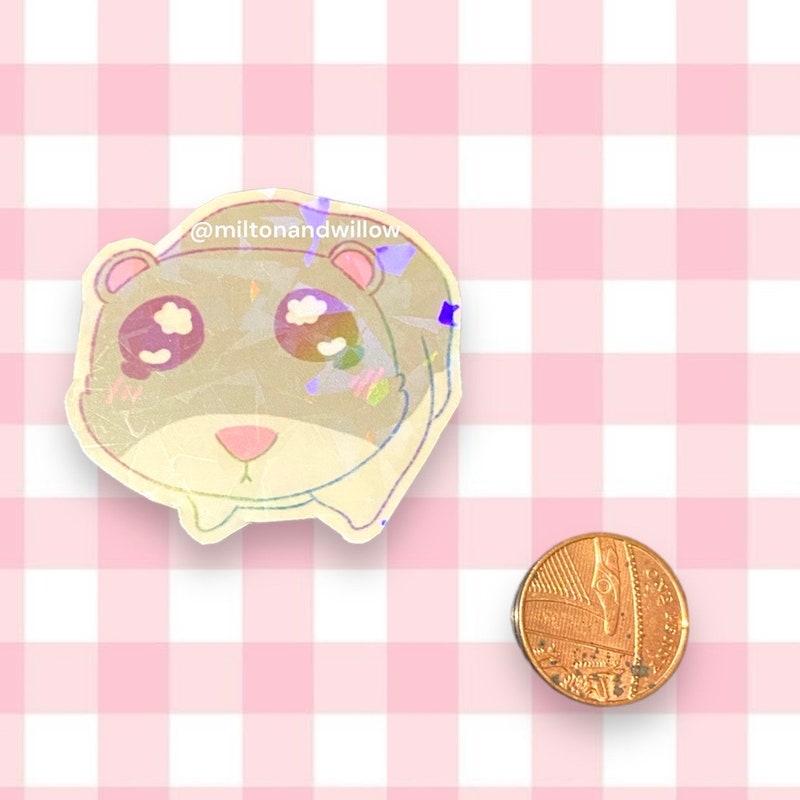 White Hamster Stickers Meme - Etsy