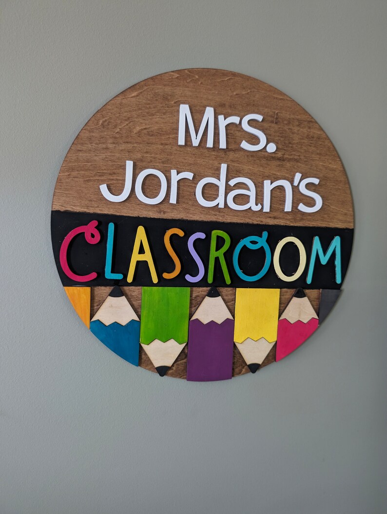 Teacher Classroom Sign Personalized - Etsy