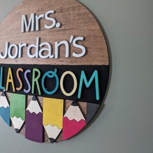 Teacher Classroom Sign Personalized - Etsy