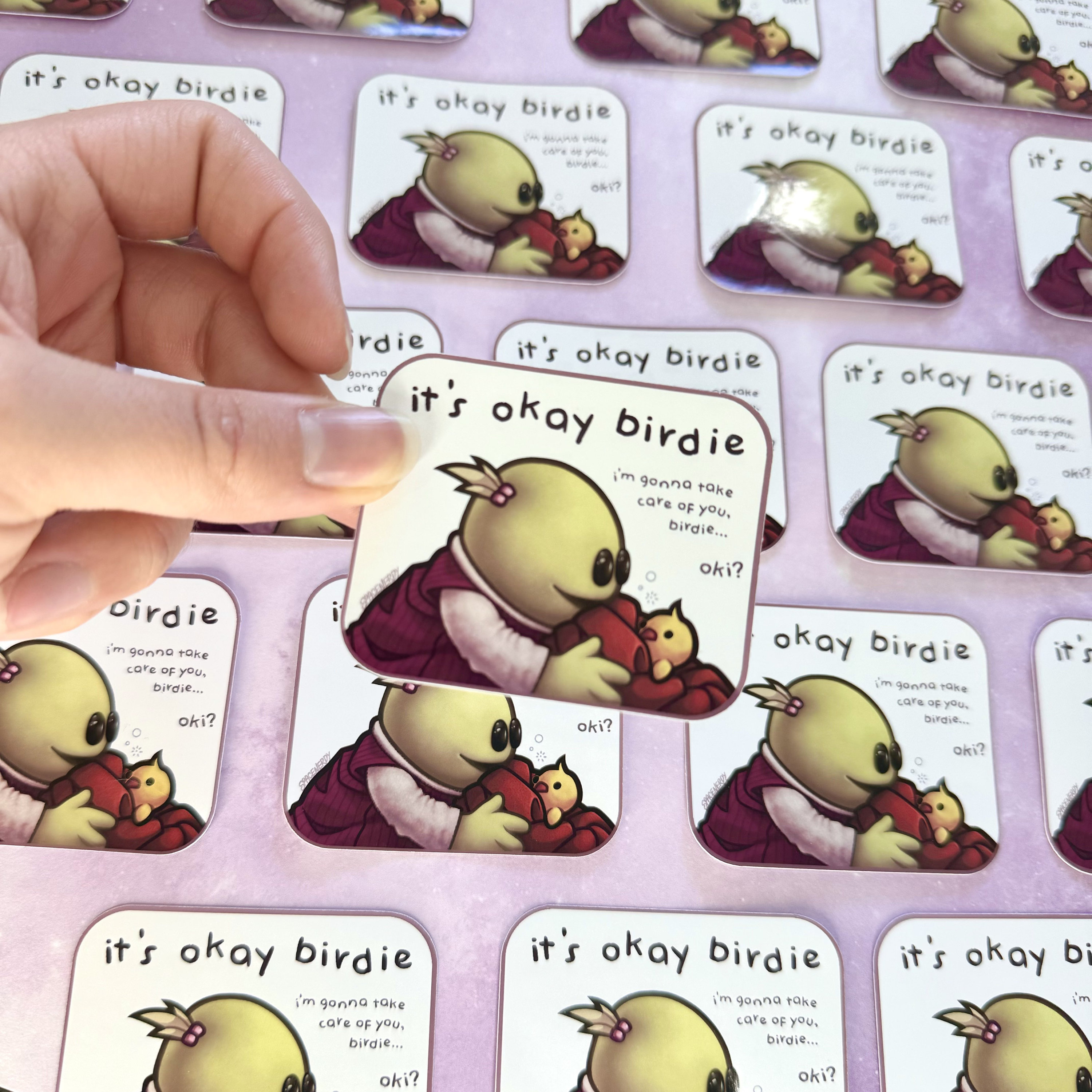 Nanalan - It's Okay Birdie Meme Sticker - Etsy