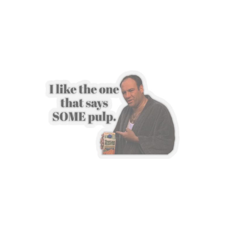 The Sopranos Sticker TV Show Anthony Tony Soprano James Gandolfini ...