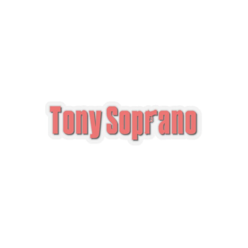 The Sopranos Sticker TV Show Anthony Tony Soprano James Gandolfini Name ...