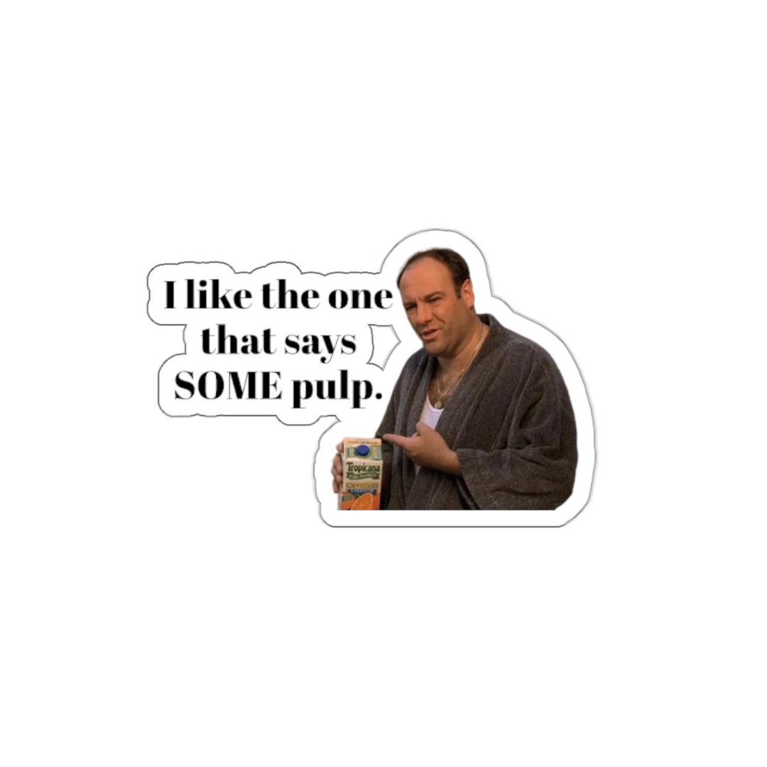 The Sopranos Sticker TV Show Anthony Tony Soprano James Gandolfini ...