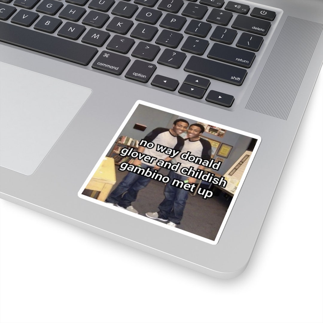 Childish Gambino Donald Glover Meme Sticker | Funny Donald Glover ...