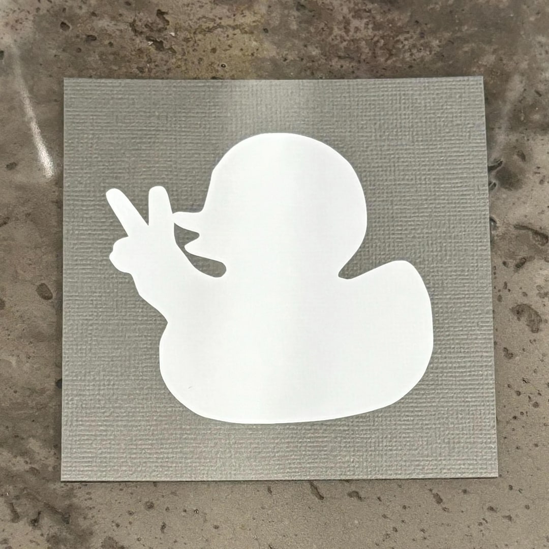 Duck Wave Peace Sticker, Decal, Emblem, Ducking, Gift, Offroad, 4x4 ...