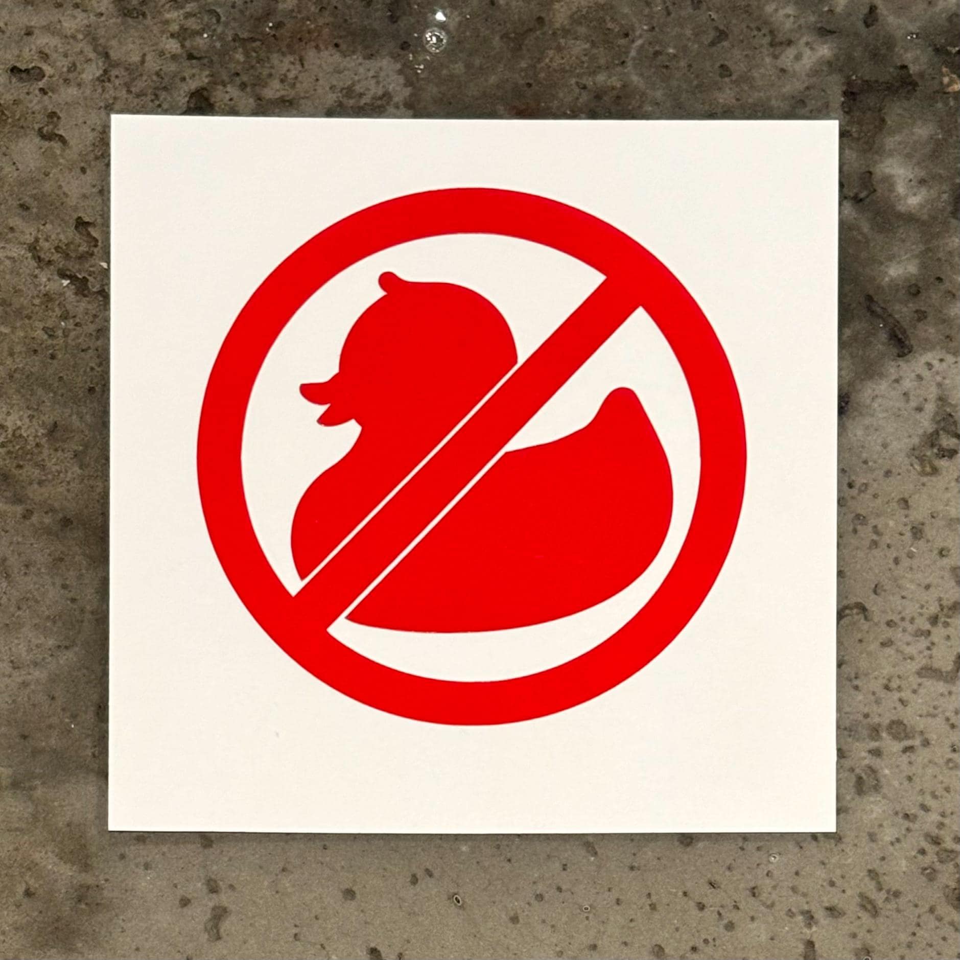 No Duck Sticker, Decal, Emblem, Ducking, Gift, Men’s Birthday, Offroad ...