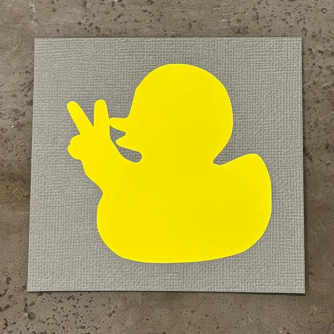 Duck Wave Peace Sticker, Decal, Emblem, Ducking, Gift, Offroad, 4x4 ...