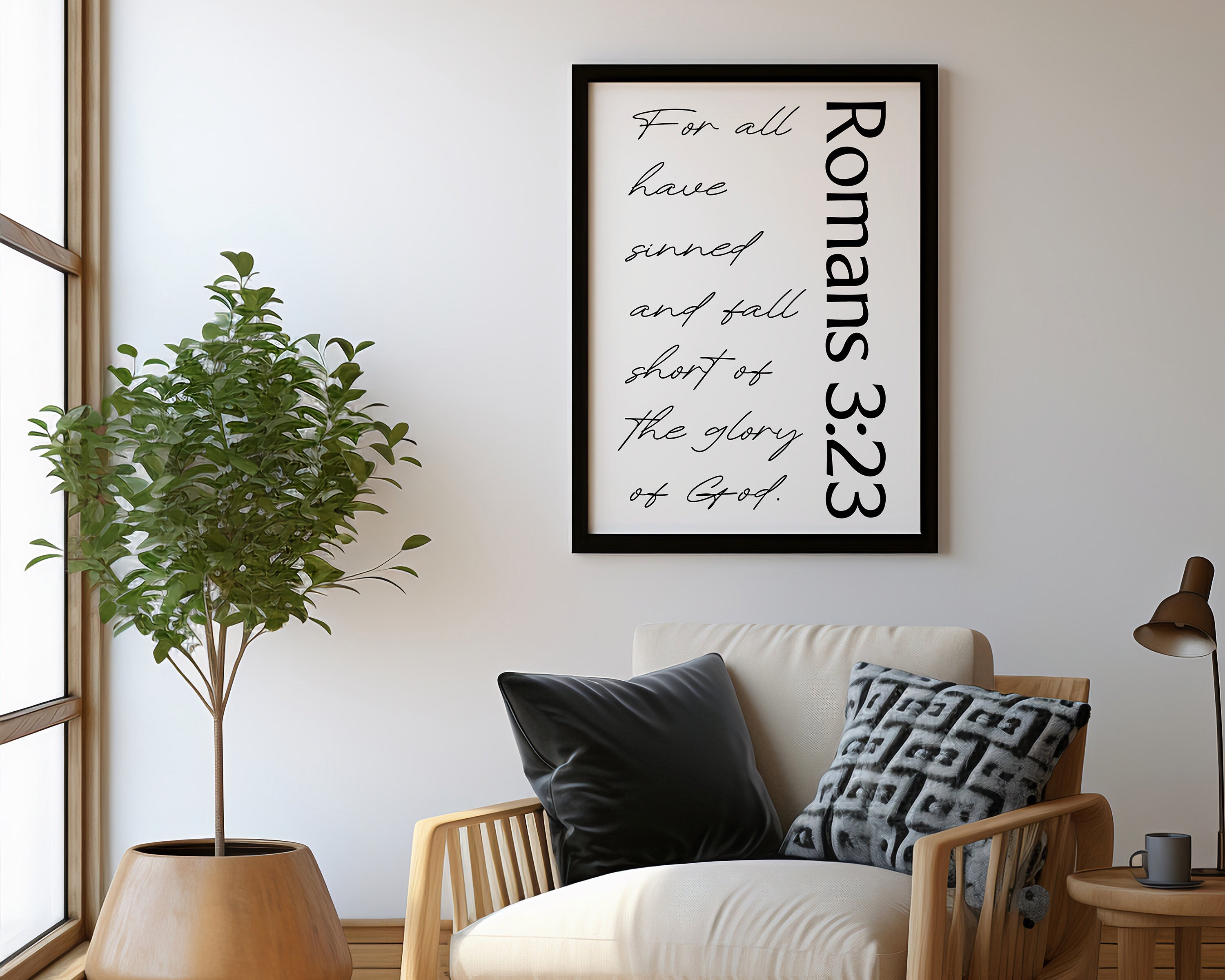 Romans Bible Verses Set of 5 Romans Road Printable Wall Art Digital ...