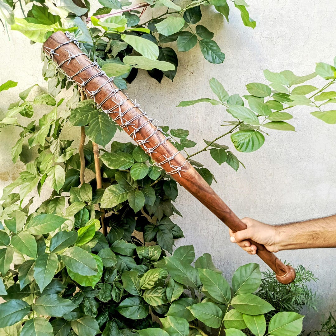 Walking Dead Negan Bat Lucille Replica Handmade Negan's Bat Gift Decore ...