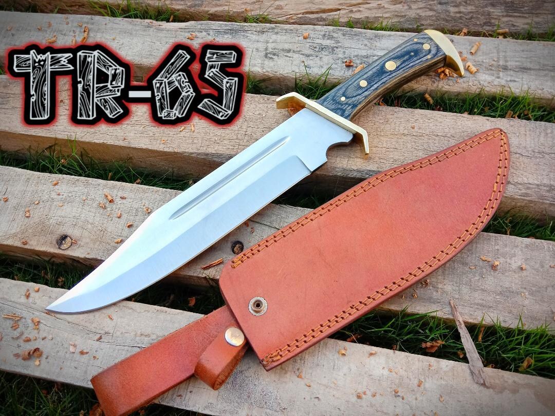 Timber Rattler Bowie Knife Beautiful Handmade Stainless Steel Knife ...