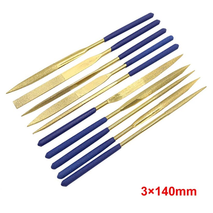 10 Piece Needle File Set: Tools for Jewelry, Metal Craft, Glass, Stone ...