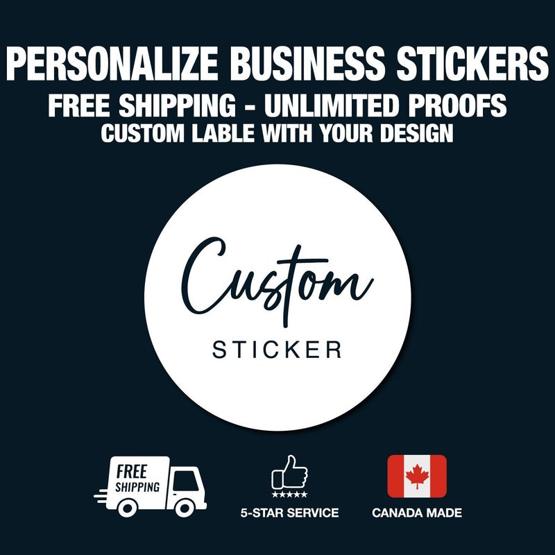 Custom Logo Stickers - Etsy