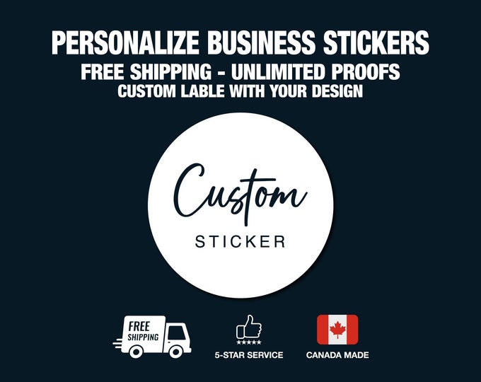 Logo Stickers & Labels Sticker Label Sheets Business Stickers business ...