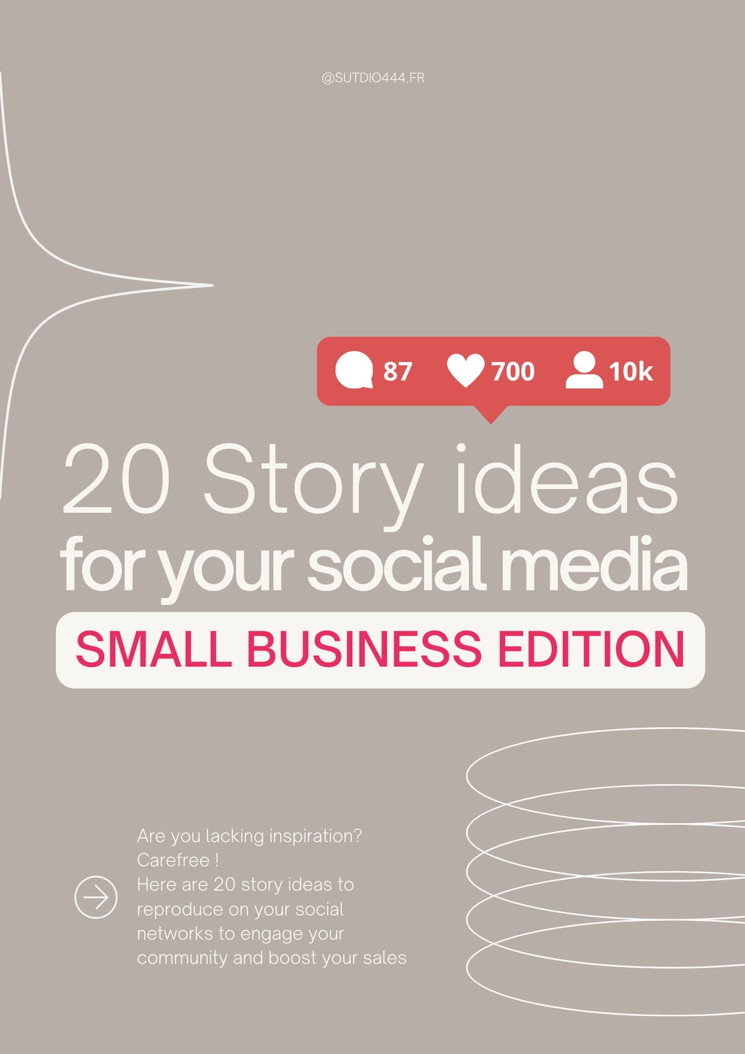 20 Story Ideas for Your Social Medias - Small Business Edition - Etsy ...