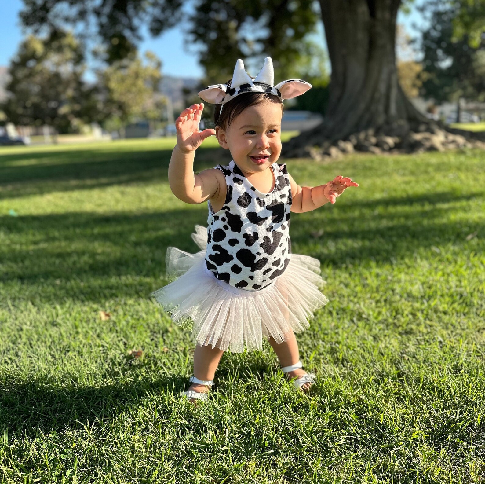 Kids Cow Costume for Dress up Animal Toddler Outfit Child Costume for ...