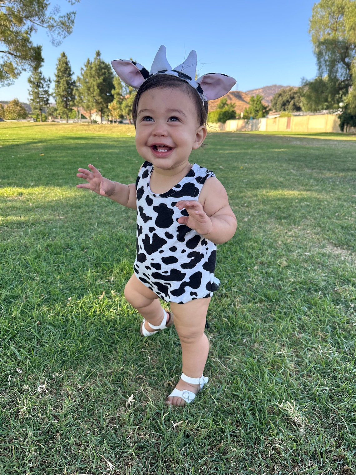 Kids Cow Costume for Dress up Animal Toddler Outfit Child Costume for ...