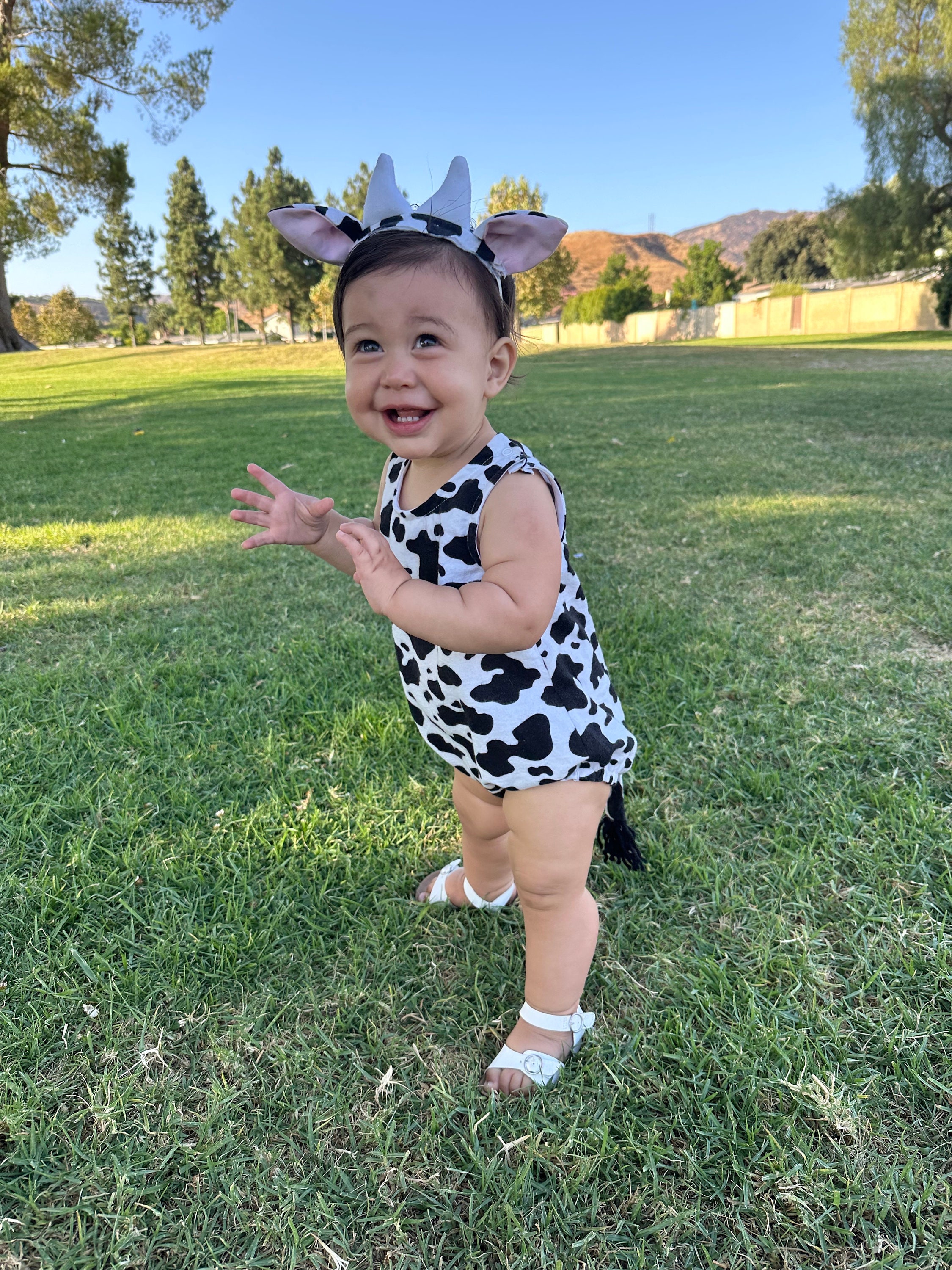 Kids Cow Costume for Dress up Animal Toddler Outfit Child Costume for ...
