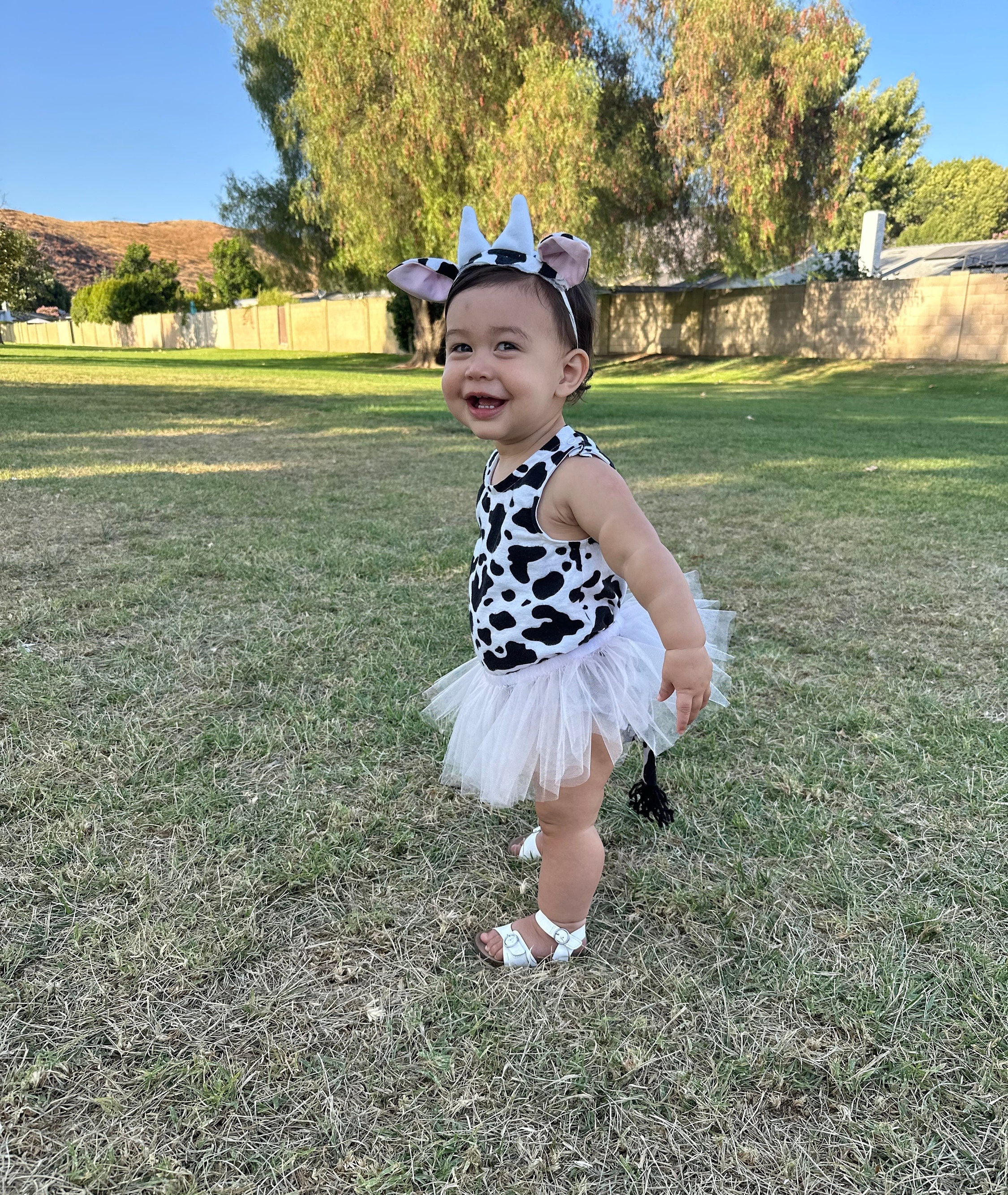 Kids Cow Costume for Dress up Animal Toddler Outfit Child Costume for ...