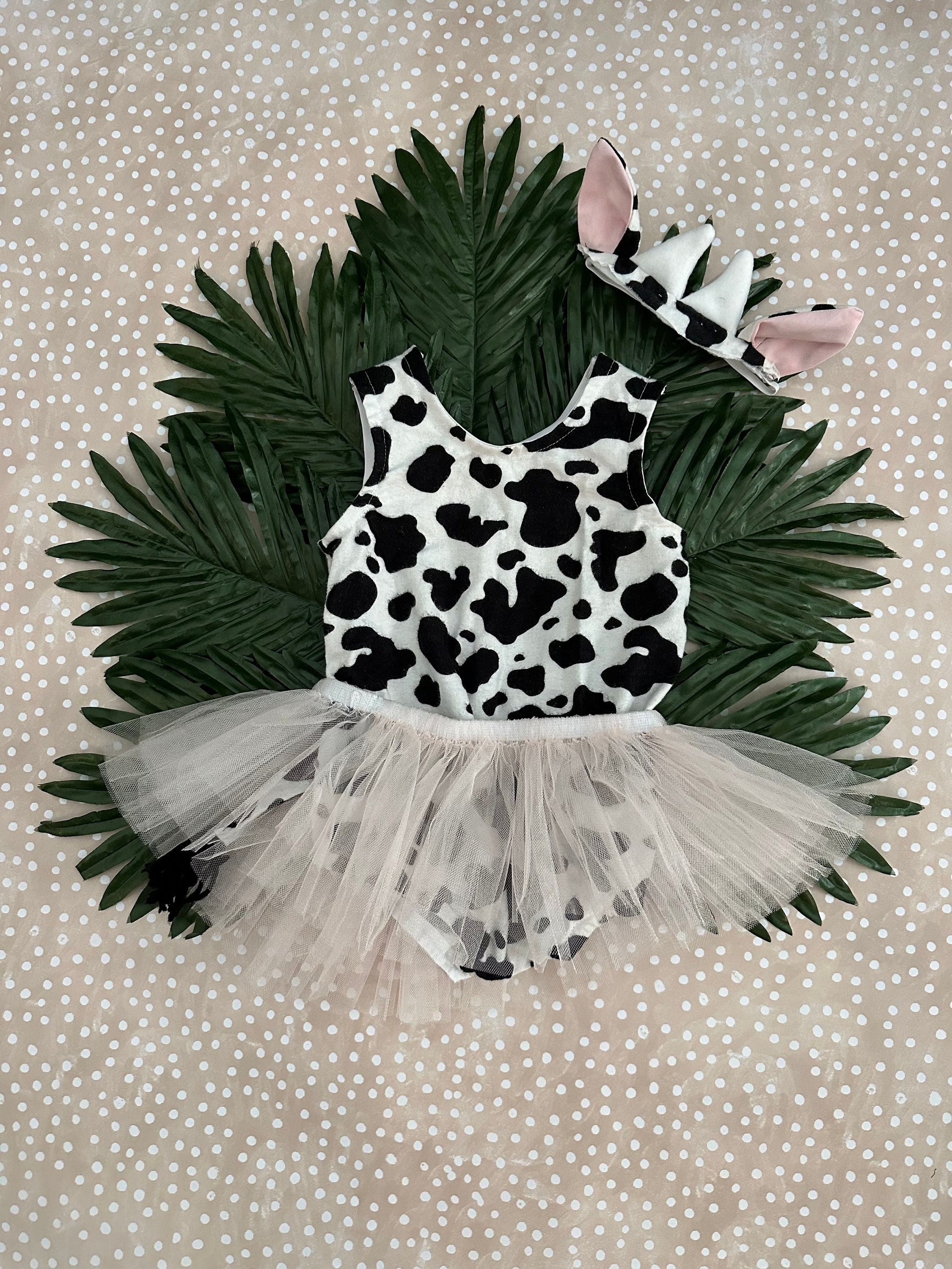 Kids Cow Costume for Dress up Animal Toddler Outfit Child Costume for ...