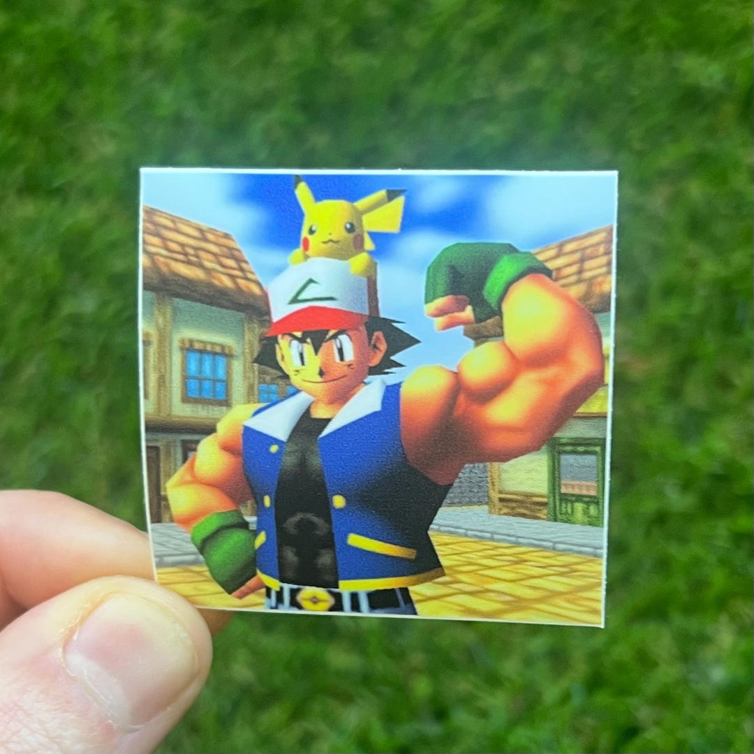 Buff Ash Sticker - Retro Graphics 2x2 Thick Waterproof Vinyl - Etsy