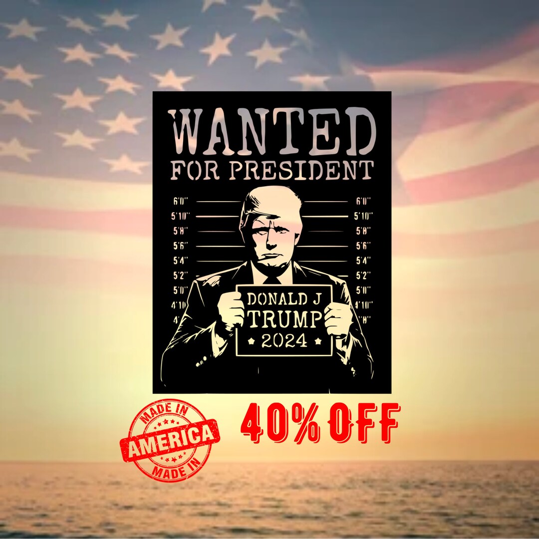 Trump Mugshot 2024 Metal Sign / Trump 2024 Sign / Trump 2024 Election ...