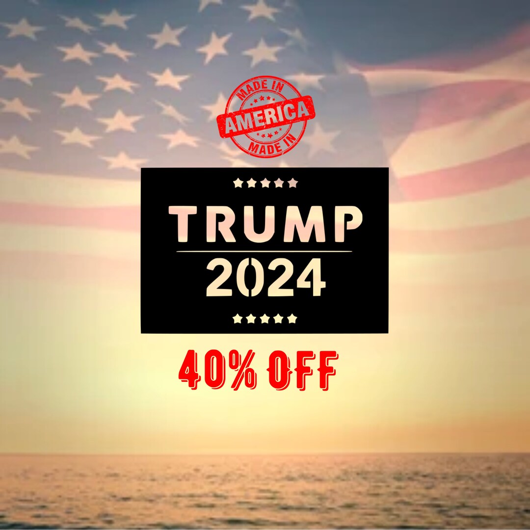 Trump 2024 Metal Sign / Trump 2024 Sign / Trump 2024 Election Sign ...