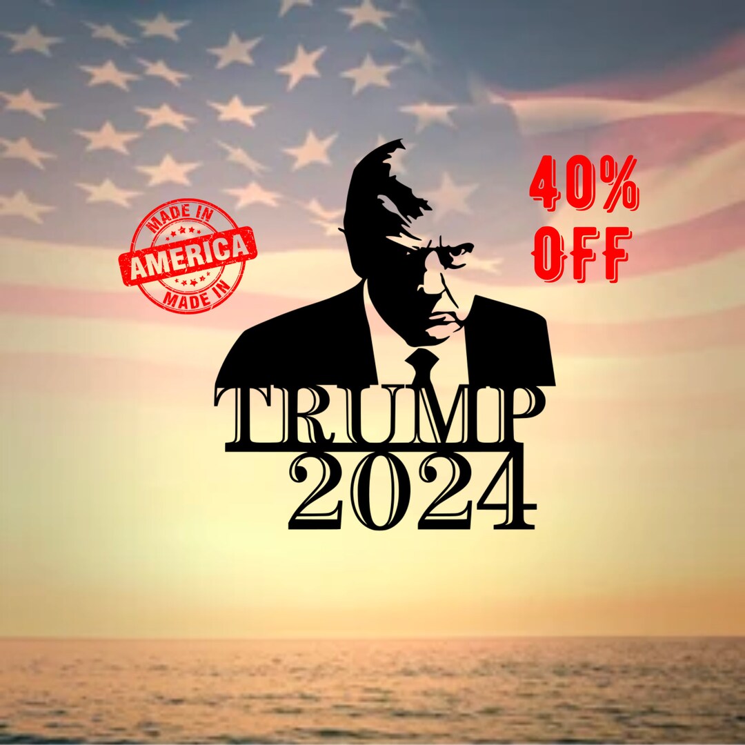 Trump Mugshot 2024 Metal Sign / Trump 2024 Sign / Trump 2024 Election ...
