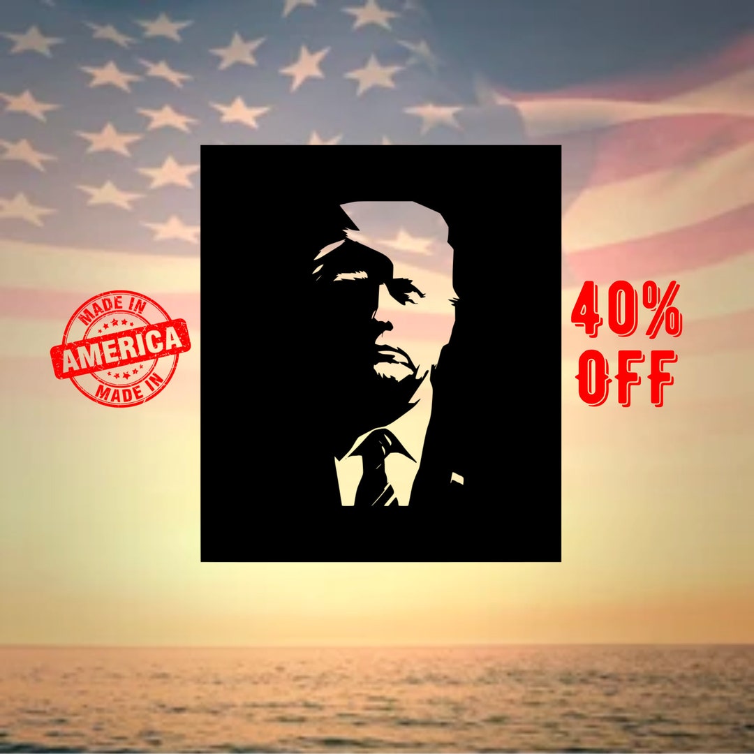 Trump Headshot Metal Sign / Trump 2024 Sign / Trump 2024 Election Sign ...