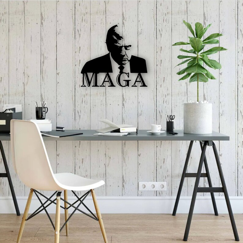 Trump Mugshot MAGA 2024 Metal Sign / Trump 2024 Sign / Election Sign ...