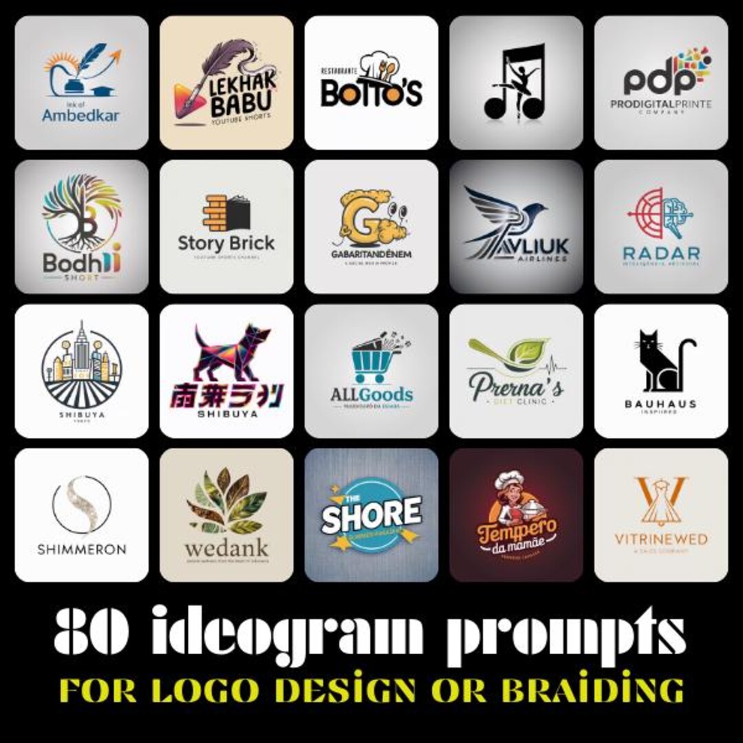 80 Ideogram Prompts for Logo Design for Braiding - Etsy