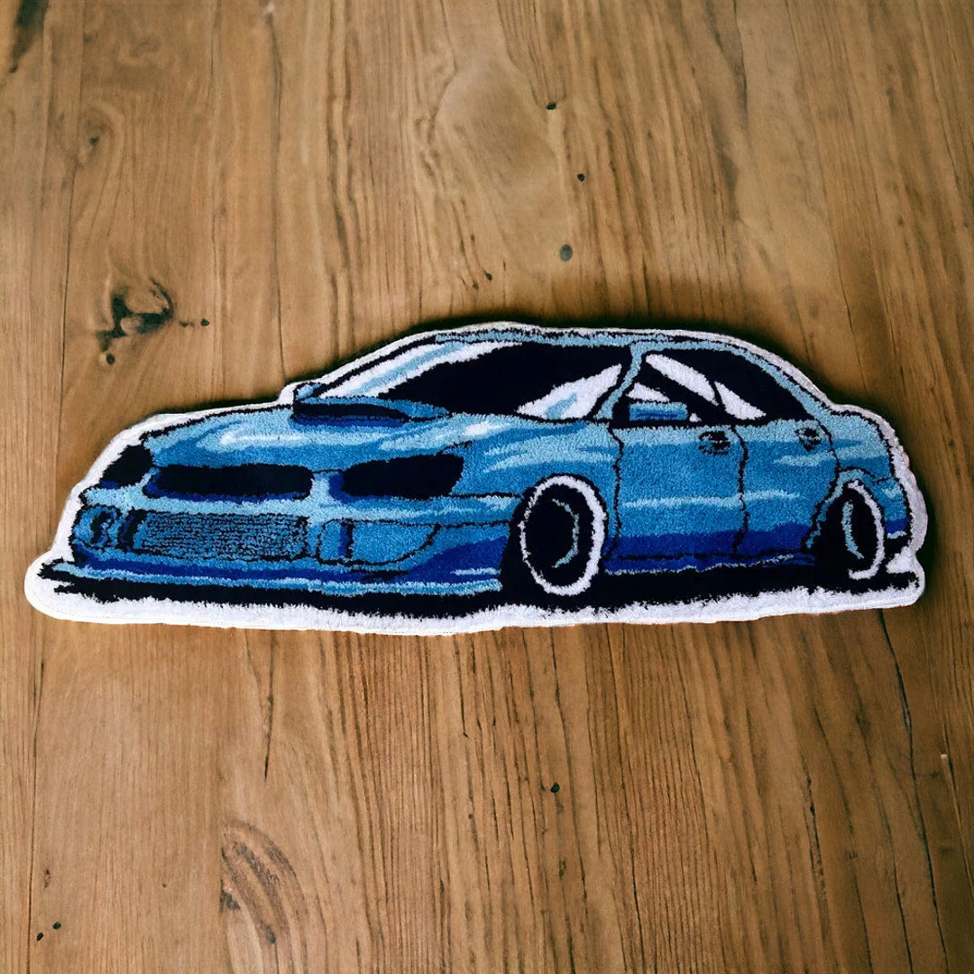 Retro Classic Racing Car Rug Sports Car Carpet Enthusiast JDM Fan Rug ...