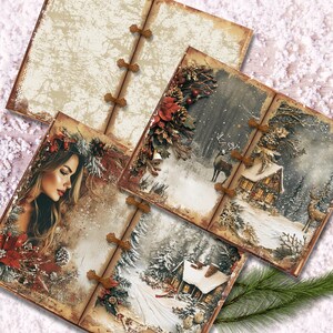 Digital Vintage Christmas Junk Journal , Printable Junk Journal ...