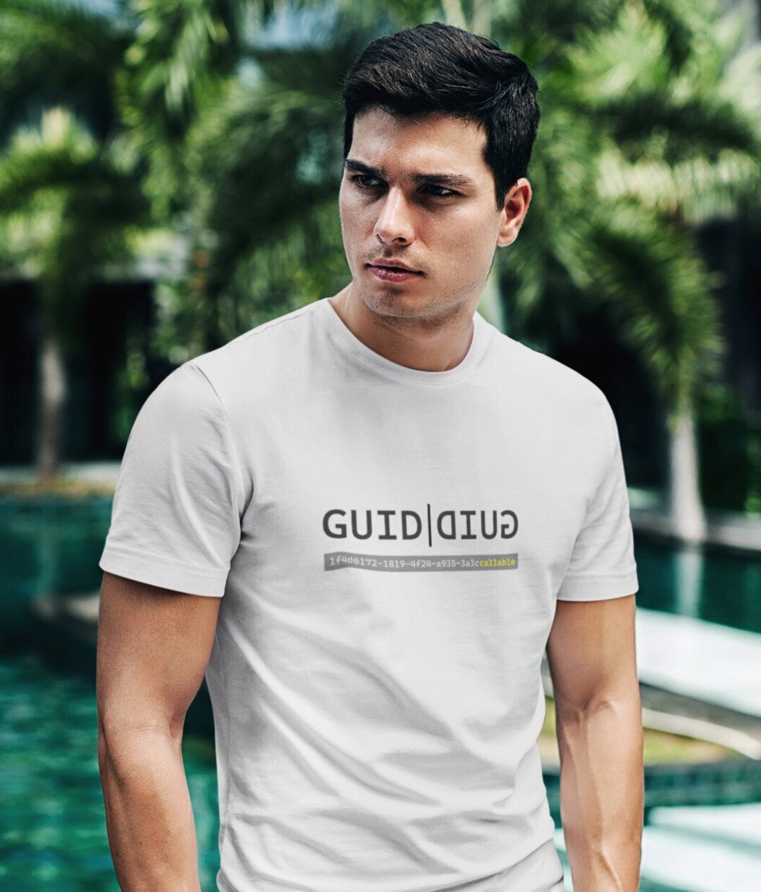 Trendy Light Grey T-shirt for Men, IT Inspired T-shirt, Ca11ab1e ...
